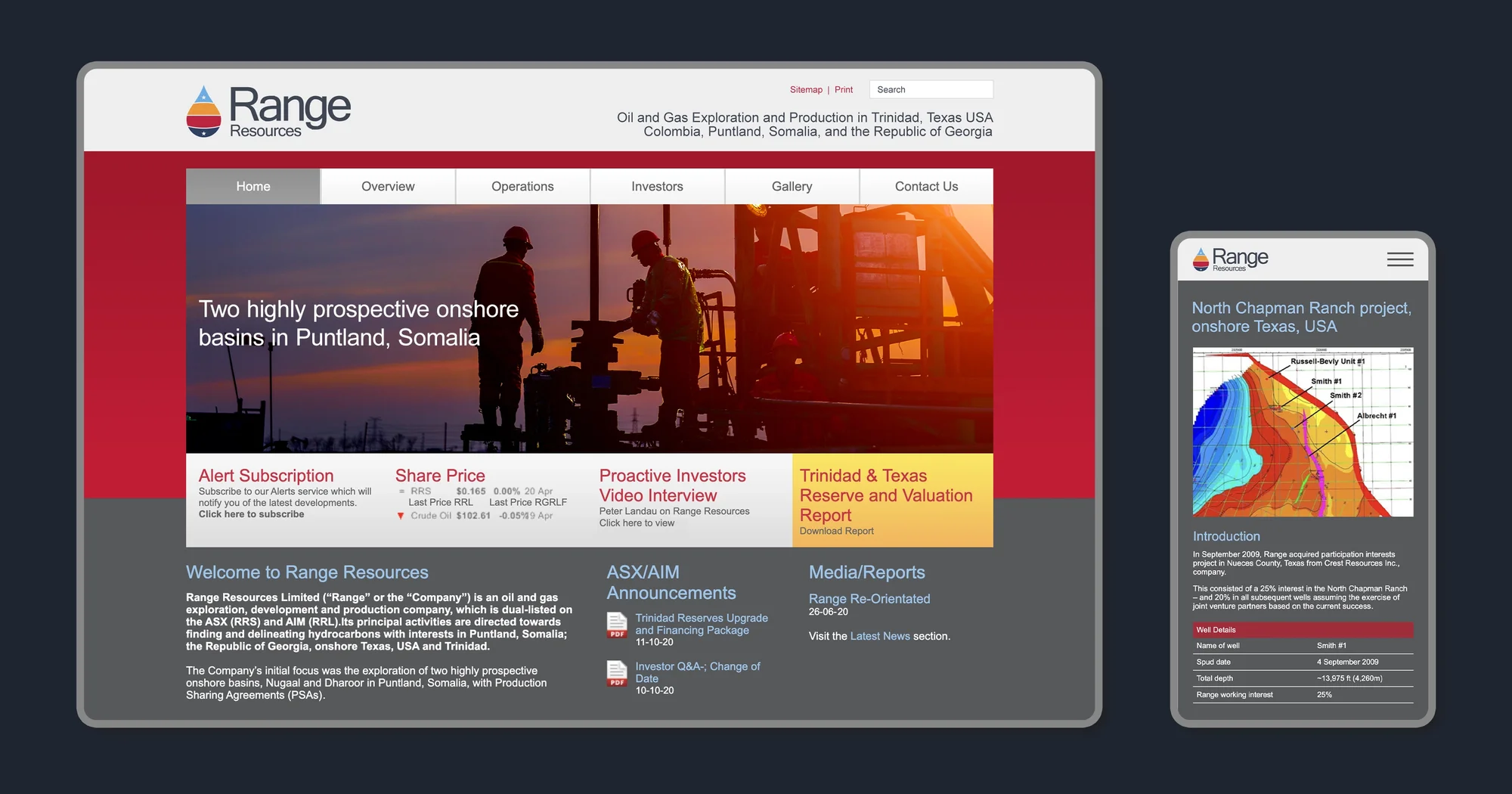 Wisetiger - Investor Relations website design for Range Resources ...